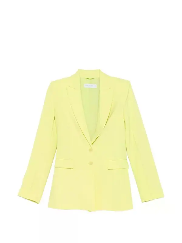 Patrizia Pepe Long-sleeve Buttoned Blazer - Green