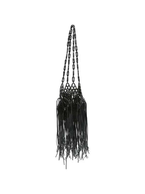 Patrizia Pepe Fringed Shoulder Bag