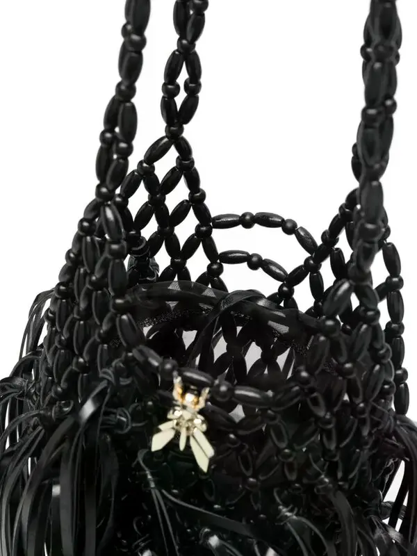 Patrizia Pepe Fringed Shoulder Bag