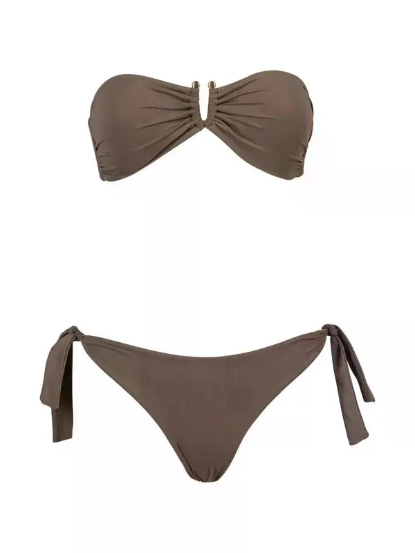 FISICO Knotted Bikini - Brown