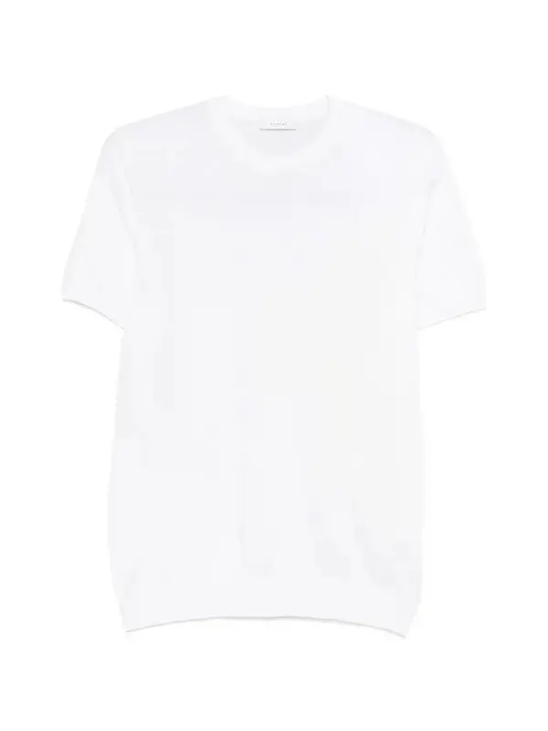 DIKTAT Fine-knit T-shirt - White
