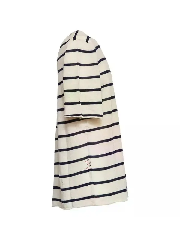 AMARANTO Striped Crewneck T-shirt