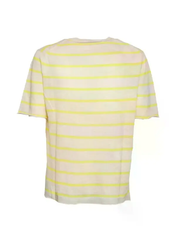 AMARANTO Striped Short-sleeve T-shirt