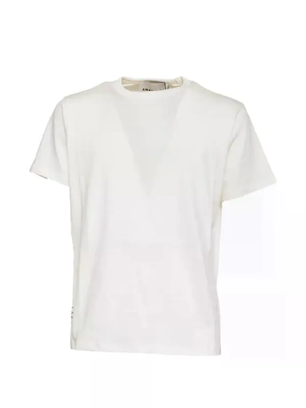 AMARANTO Short Sleeve Oversized T-shirt - White