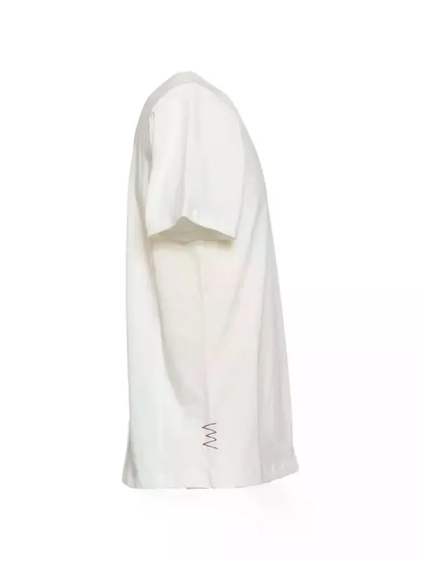 AMARANTO Short Sleeve Oversized T-shirt - White