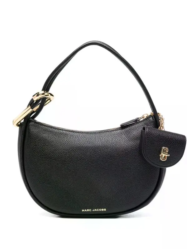 Marc Jacobs Grained Leather Shoulder Bag - Black