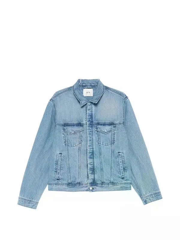 ARTE ANTWERP Bleached Denim Jacket - Blue