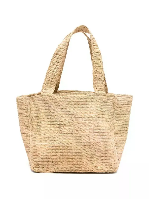 Manebí Zuma Raffia Palm-tree Tote Bag - Neutrals