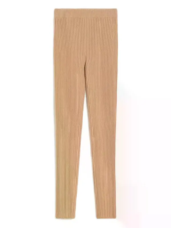 Max Mara Ribbed Trousers - Neutrals