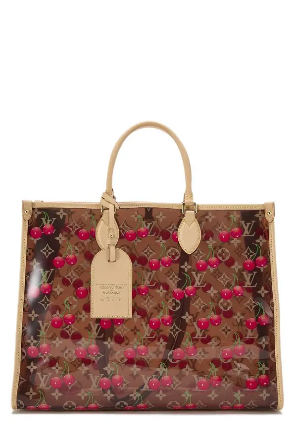 LOUIS VUITTON Takashi Murakami Monogram Cerises On The Go - Brown