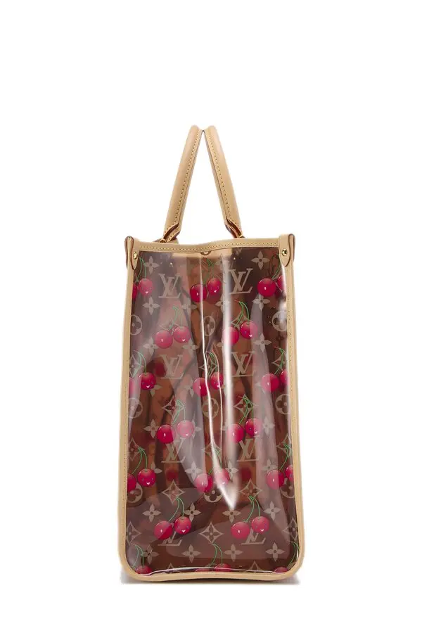 LOUIS VUITTON Takashi Murakami Monogram Cerises On The Go - Brown