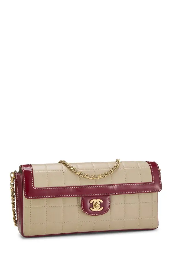 Chanel Lambskin Chocolate Bar East/west Medium