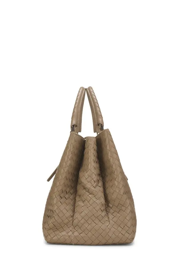 Bottega Veneta Intrecciato Roma Tote - Brown