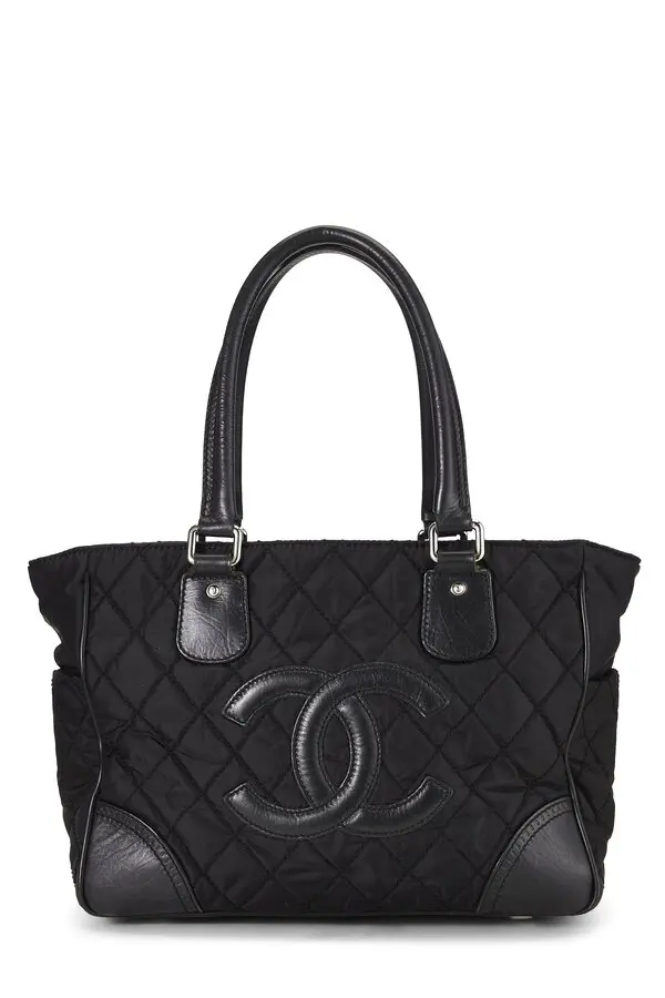 Chanel Nylon Paris-new York Tote - Black