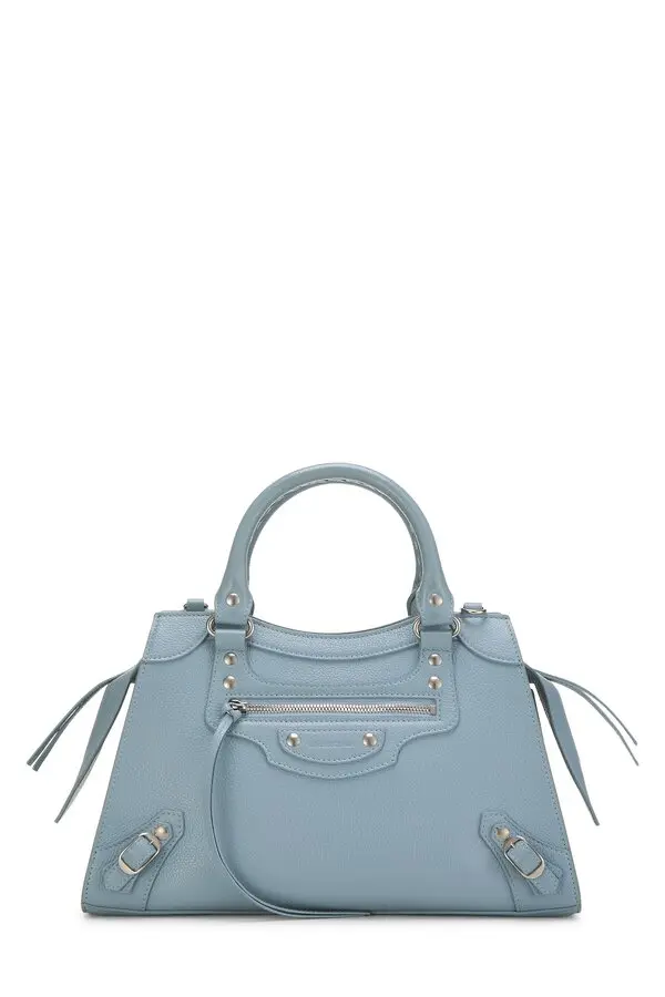 Balenciaga Grained Calfskin Neo Classic City Bag - Blue
