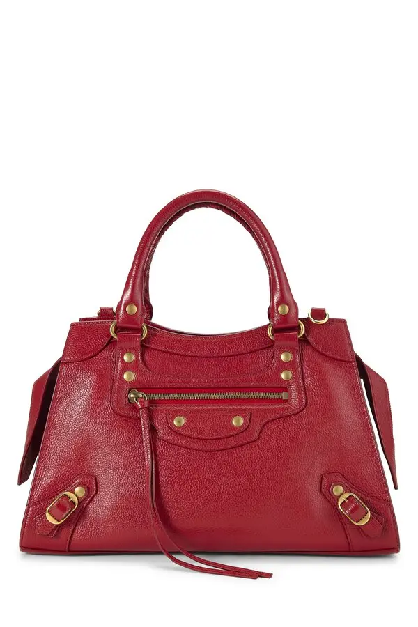 Balenciaga Calfskin Neo Classic City Bag - Red