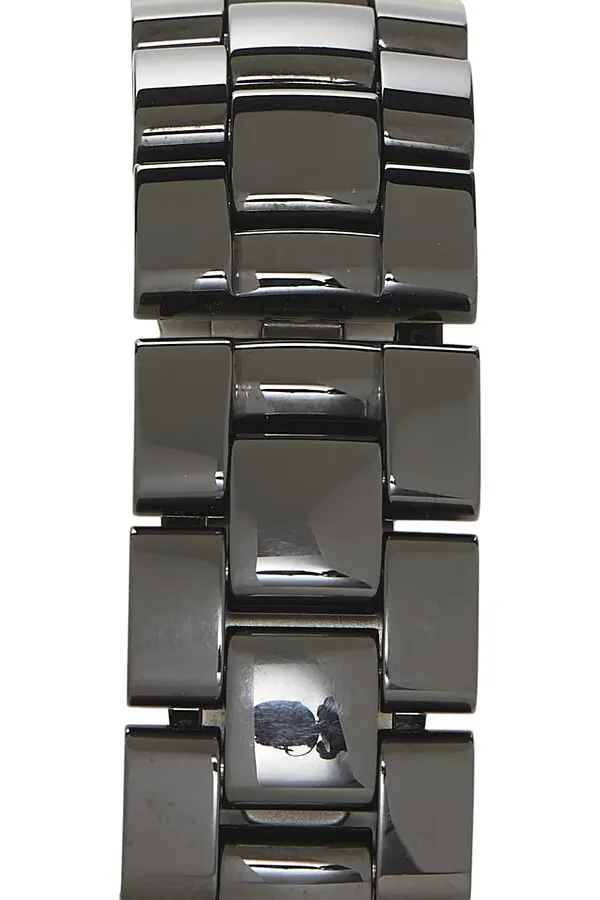Chanel Ceramic J12 Diamond Watch - Black
