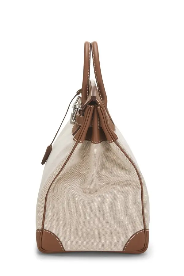 Hermès Gold Toile Hac Birkin 40