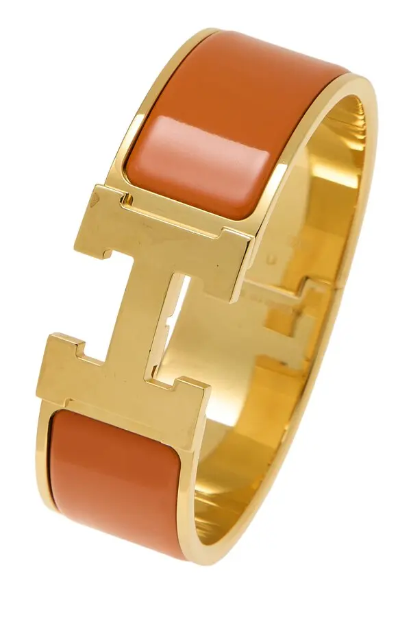 Hermès Clic-clac 'h' Bangle - Orange