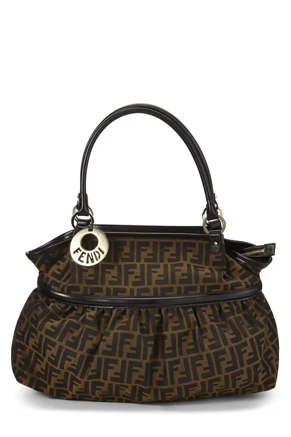 Fendi Zucca Chef Hobo - Brown
