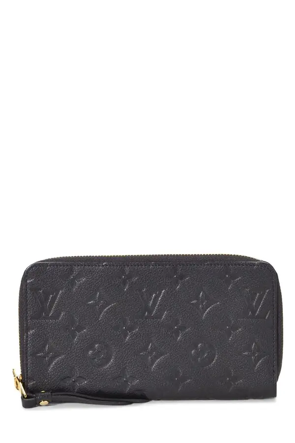 LOUIS VUITTON Bleu Infini Monogram Empreinte Secret Wallet - Navy