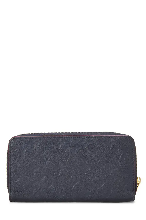 LOUIS VUITTON Bleu Infini Monogram Empreinte Secret Wallet - Navy