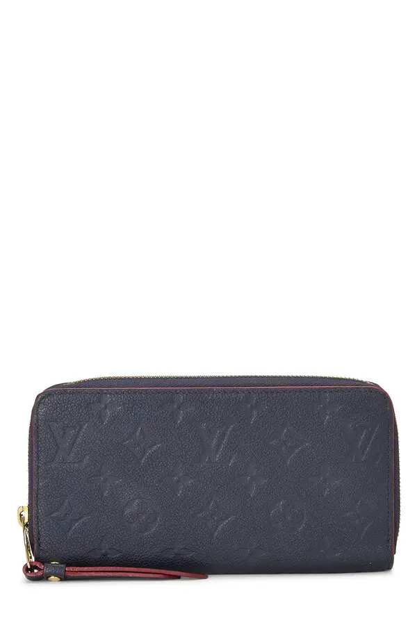 LOUIS VUITTON Bleu Infini Monogram Empreinte Secret Wallet - Navy