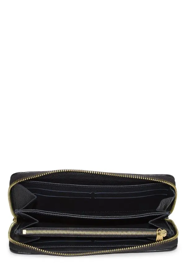 LOUIS VUITTON Bleu Infini Monogram Empreinte Secret Wallet - Navy
