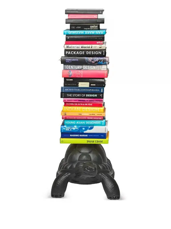 QEEBOO Carrying-turtle Bookend - Black