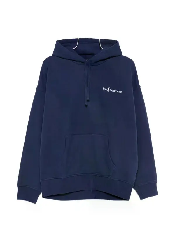 Polo Ralph Lauren Logo Detail Hoodie - Blue