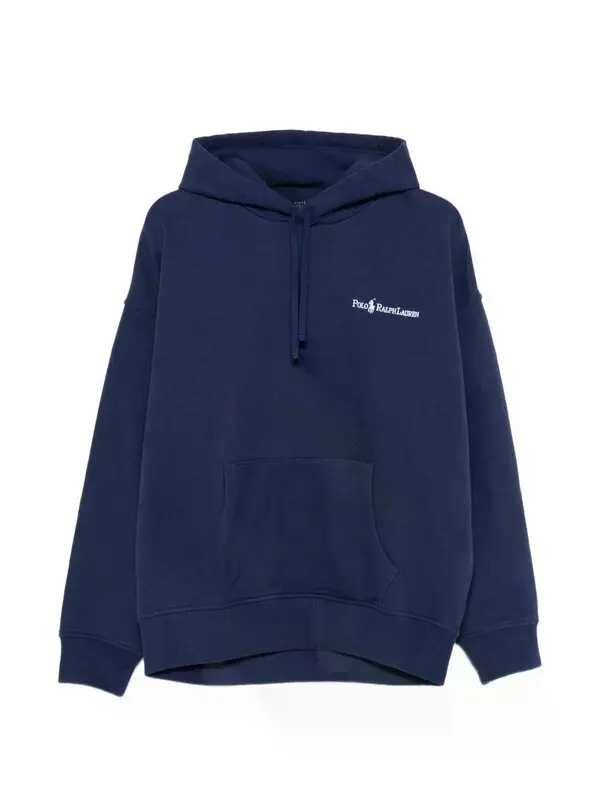 Polo Ralph Lauren Logo Detail Hoodie - Blue