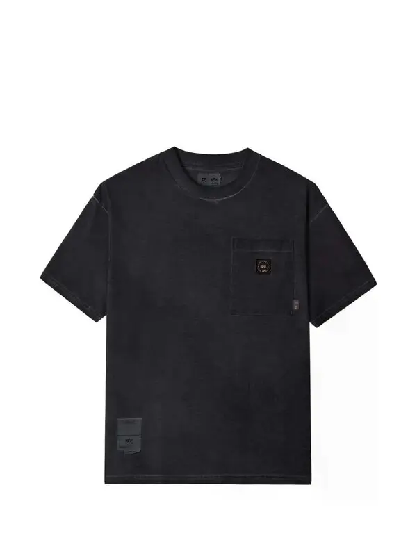 Izzue X Alpha Industries Patch-pocket T-shirt - Grey