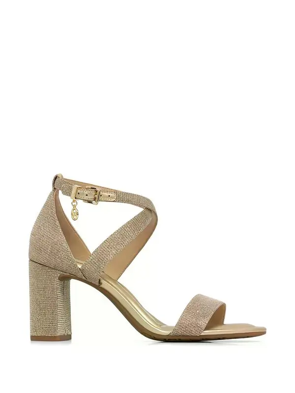 Michael Kors Criss-cross Strap Sandals - Gold