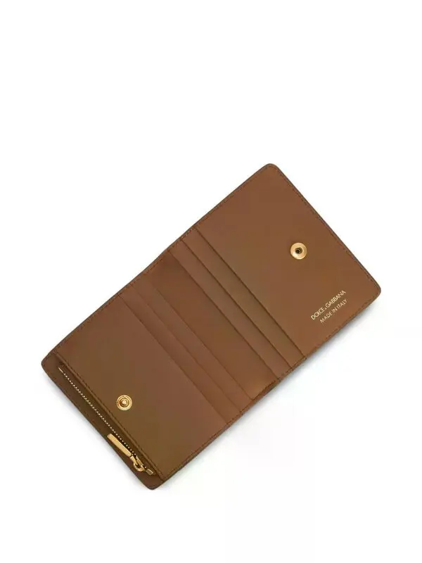 Dolce & Gabbana Calfskin Wallet With Dg Logo
