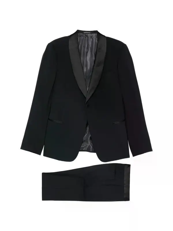 Emporio Armani Shawl-lapel Suit - Blue