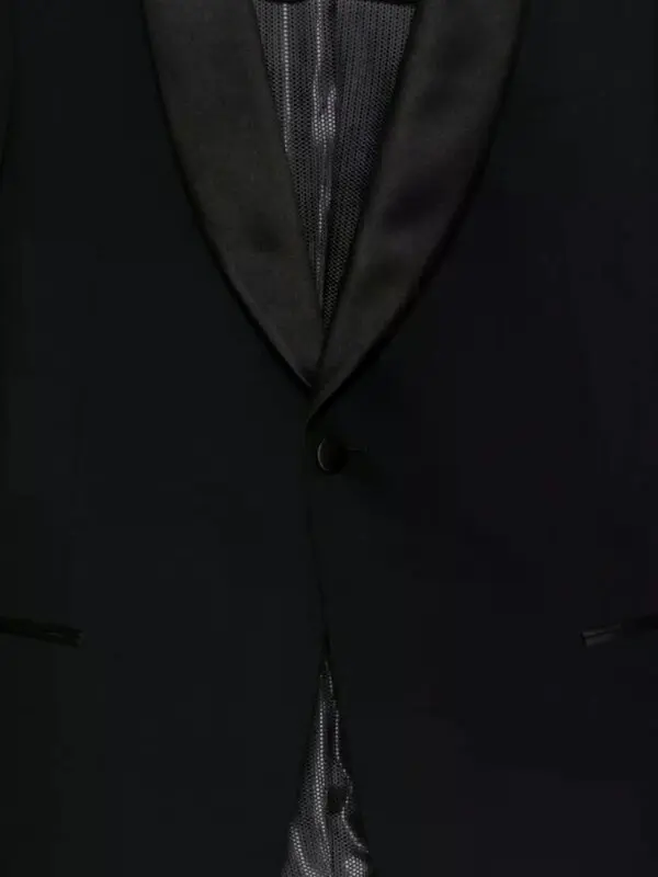 Emporio Armani Shawl-lapel Suit - Blue