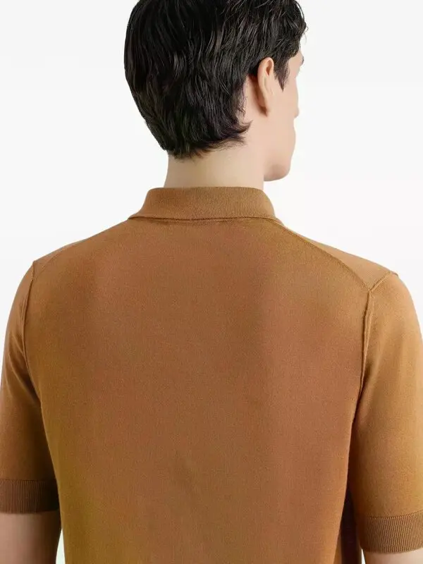Dolce & Gabbana Fine-gauge Cashmere Polo Shirt - Brown