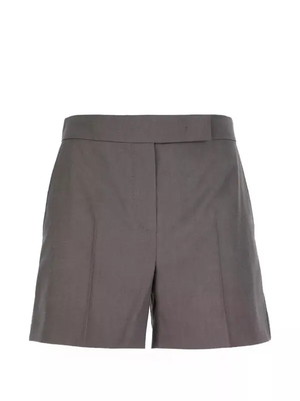 Max Mara Button Wool Shorts - Grey