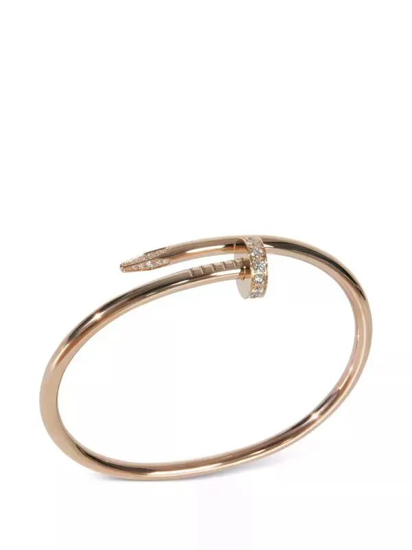 Cartier 18k Rose Gold Juste Un Clou Diamond Bracelet