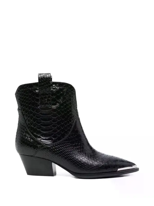ADRIANNA FERETTI Snake-pattern Boots
