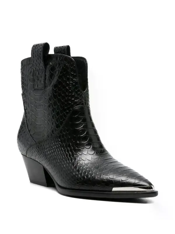 ADRIANNA FERETTI Snake-pattern Boots