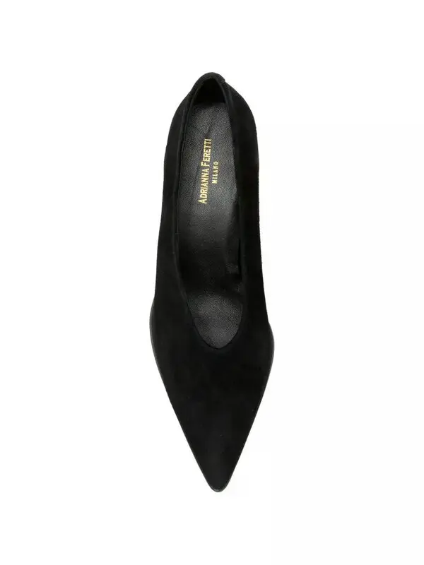 ADRIANNA FERETTI Pointed Toe Suede Pumps