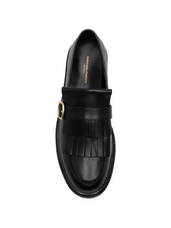 ADRIANNA FERETTI Fringed-detail Loafers