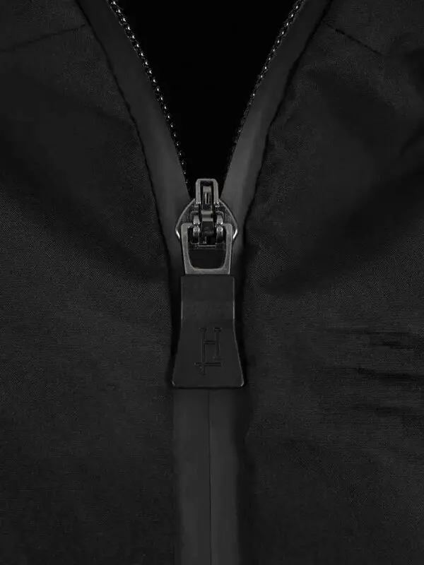 Herno Hooded Zip Jacket - Black