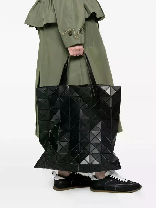 Issey Miyake Geometric-pattern Tote - Black