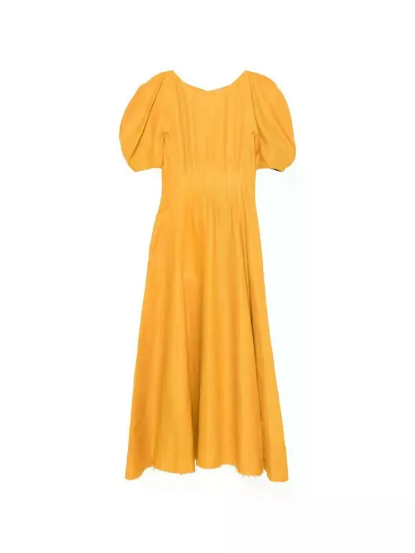 Gabriela Hearst Puffed-sleeve Maxi Dress - Yellow
