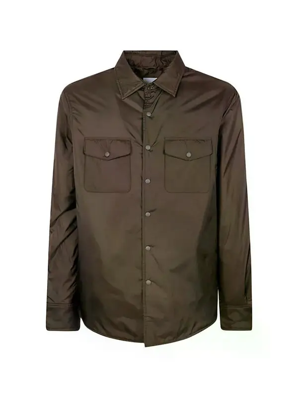 Aspesi 13 Piu Buttoned Pocket Shirt - Brown