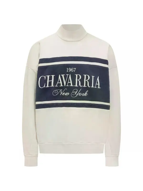 WILLY CHAVARRIA Gilroy Crew-neck Sweatshirt - White