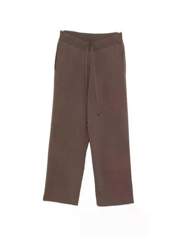 ENTIRE STUDIOS Drawstring Track Pants - Brown