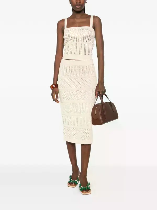 Max Mara Knitted Skirt - Neutrals